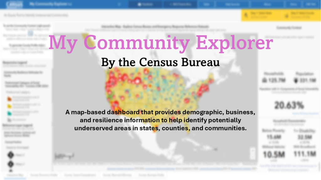 Census | My Community Explorer By the Census Bureau